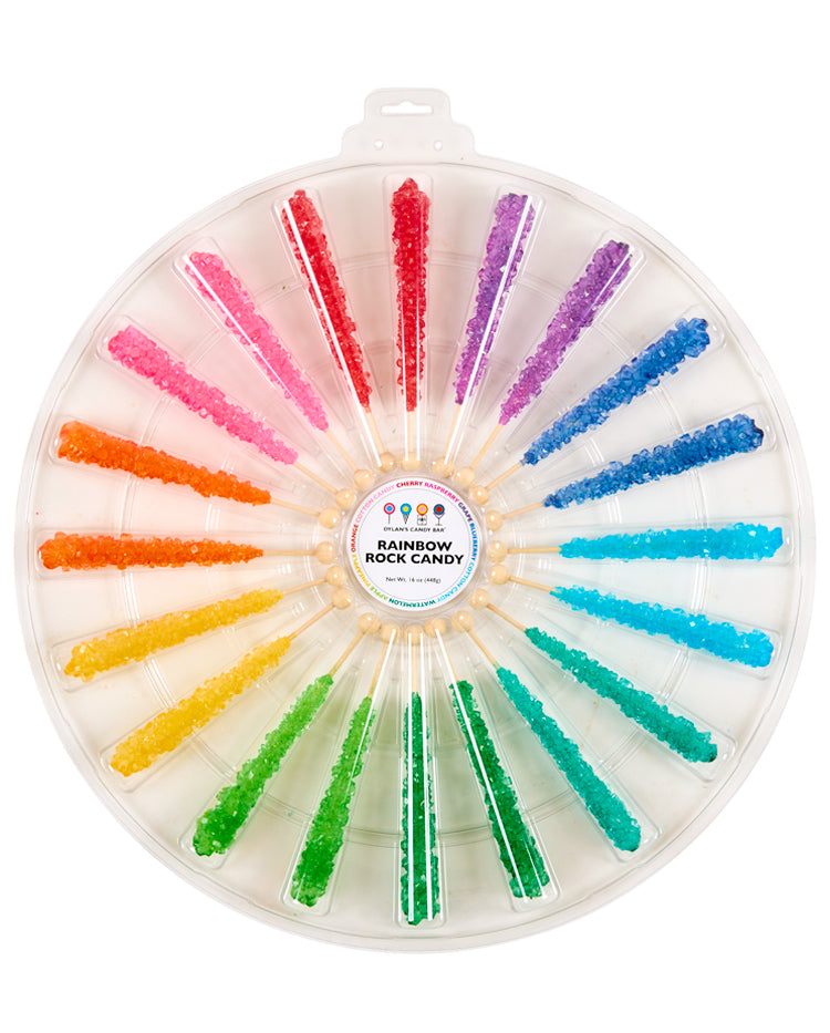Colorful Rainbow Rock Candy Wheel | Dylan's Candy Bar - Dylan's Candy Bar