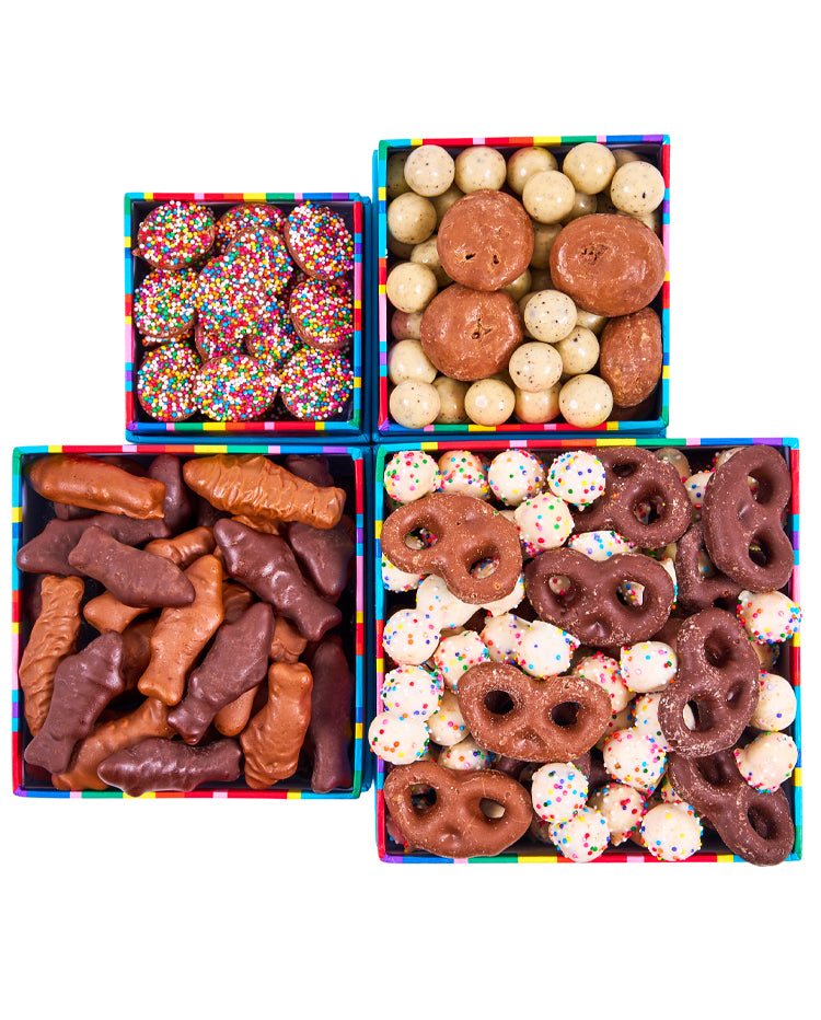 Chocolate Sweet Treat Tower | Candy Gift Box Tower - Dylan's Candy Bar