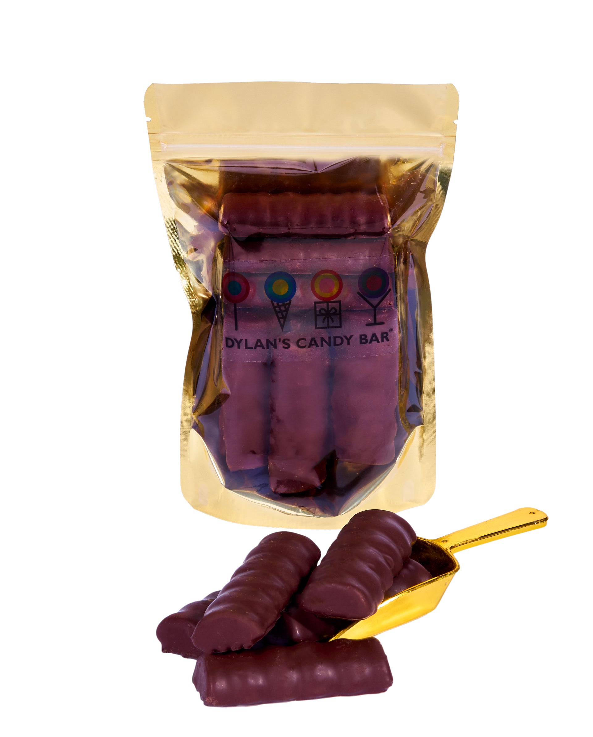 Dark Chocolate-Covered Marshmallow Twists Bulk Bag - Dylan's Candy Bar