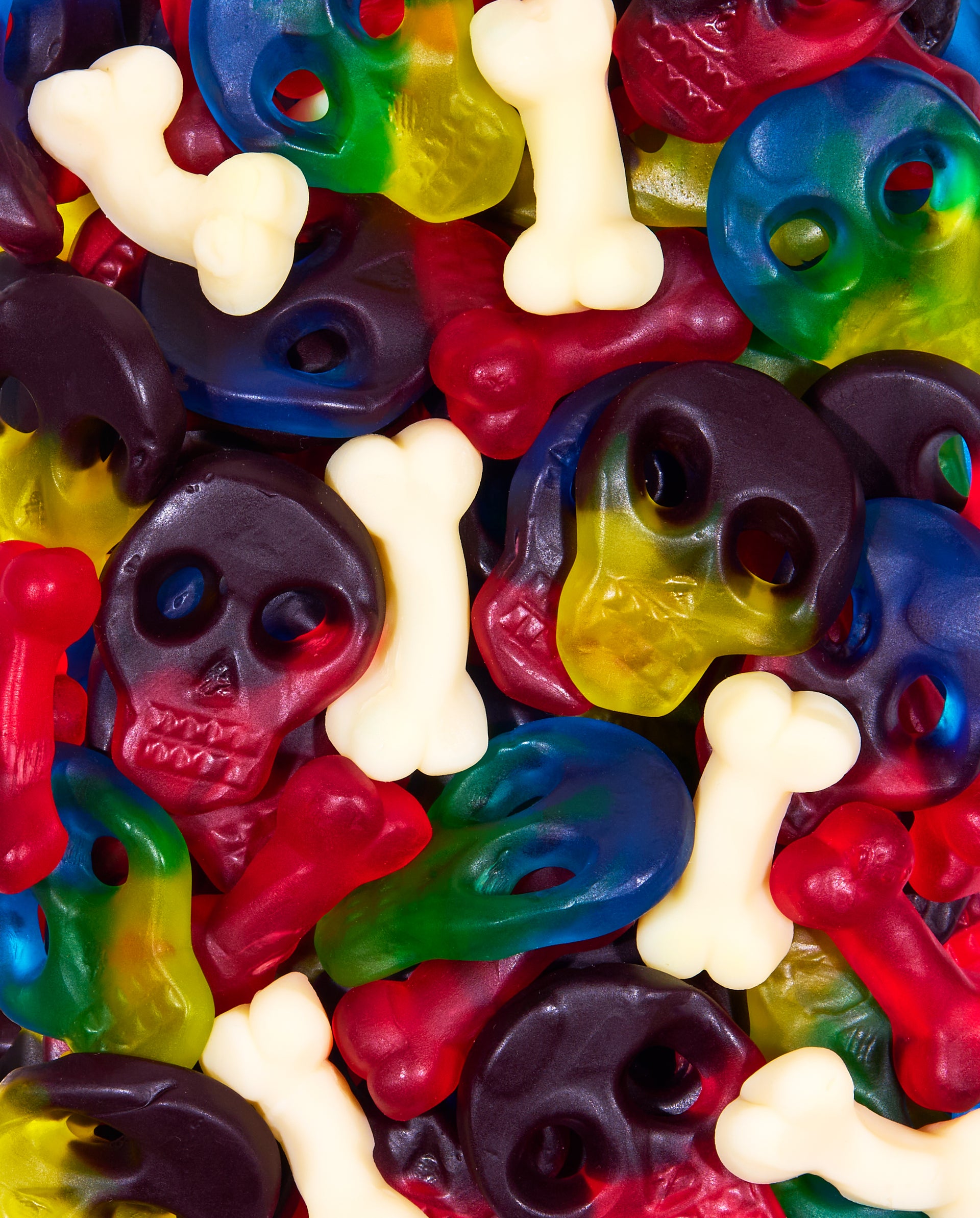 Fruity Gummy Skulls & Bones Bulk Bag - Dylan's Candy Bar