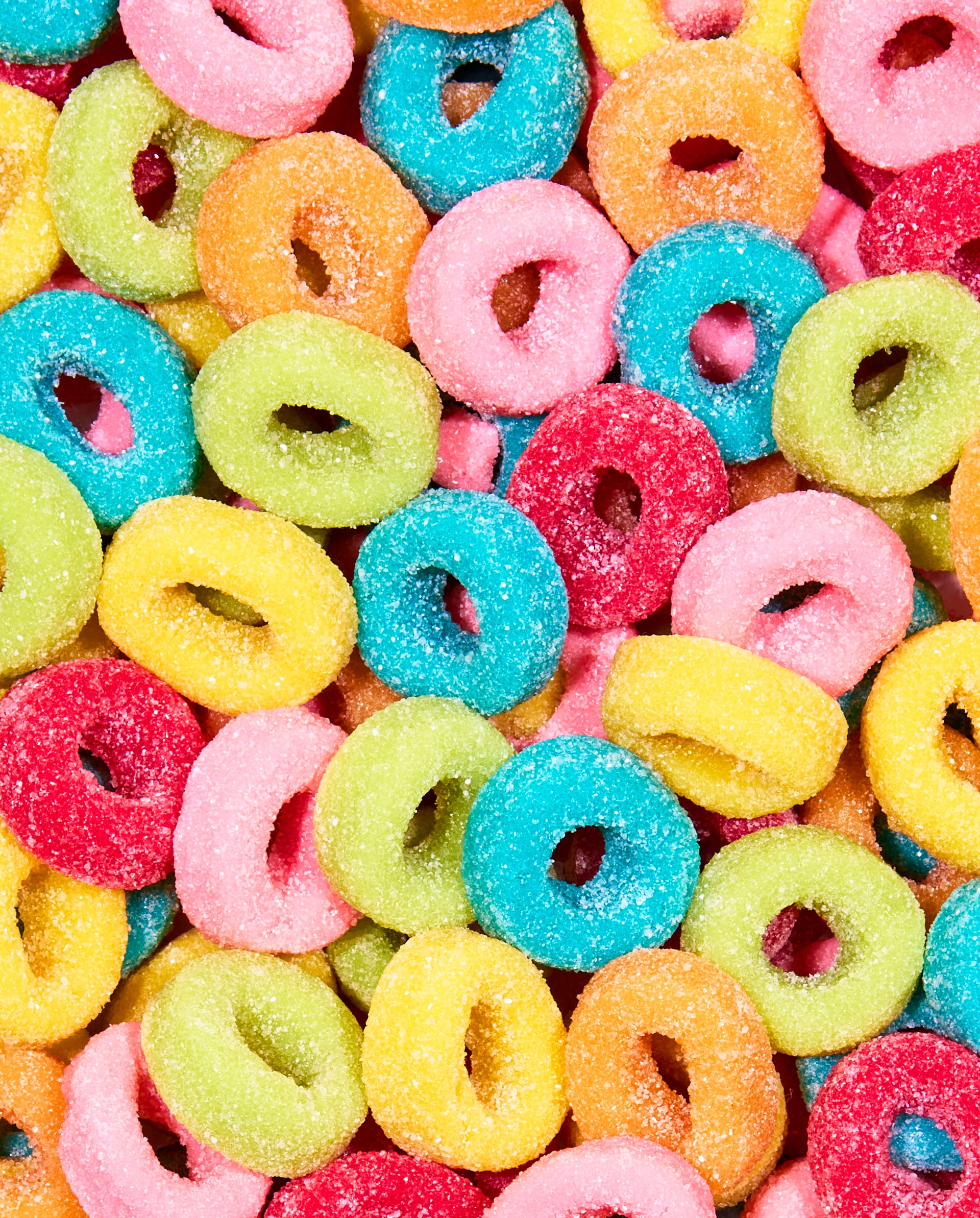 Sour Fruity Gummy Rings Bulk Bag - Dylan's Candy Bar
