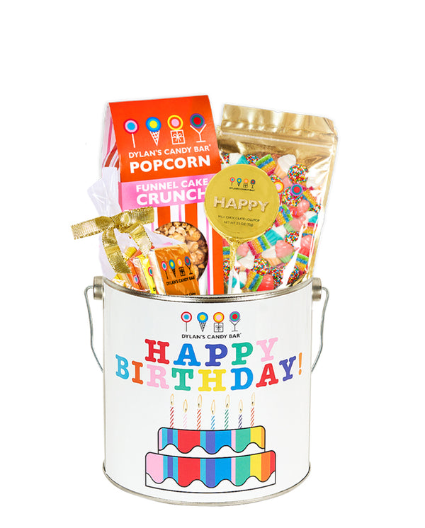 Happy Birthday Bucket | Birthday Dessert Box | Dylan's Candy Bar ...