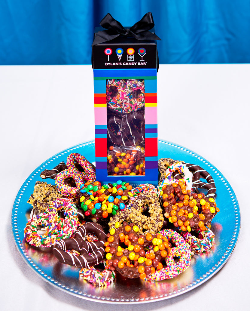 Pretzel Tower Gift Box - Dylan's Candy Bar