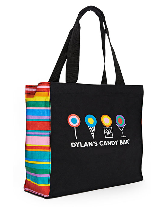 Candy Tote Bag | Cute Black Tote | Dylan's Candy Bar - Dylan's Candy Bar