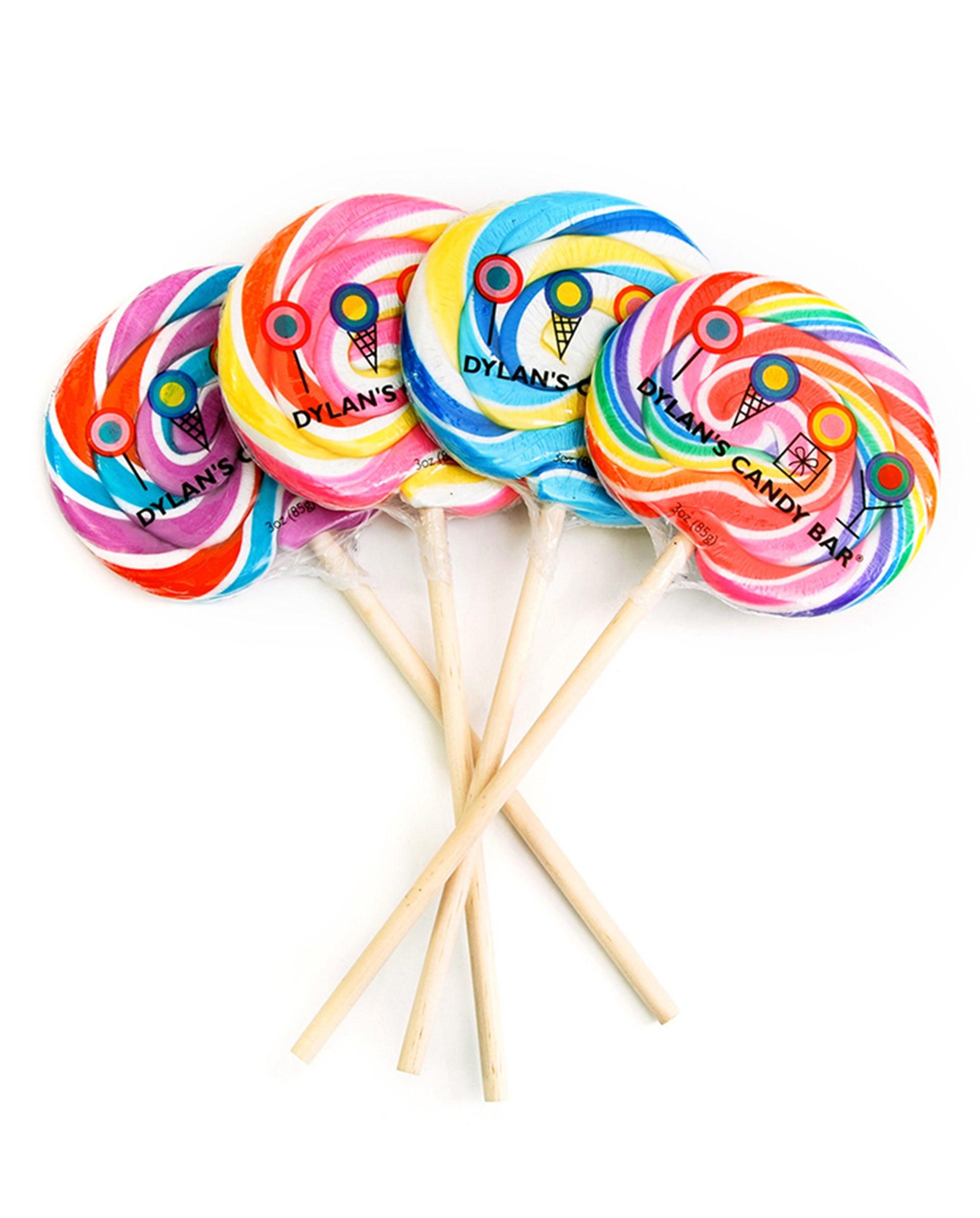Whirly Pop® | Giant Rainbow Swirl Lollipop Candy | Dylan's Candy Bar ...