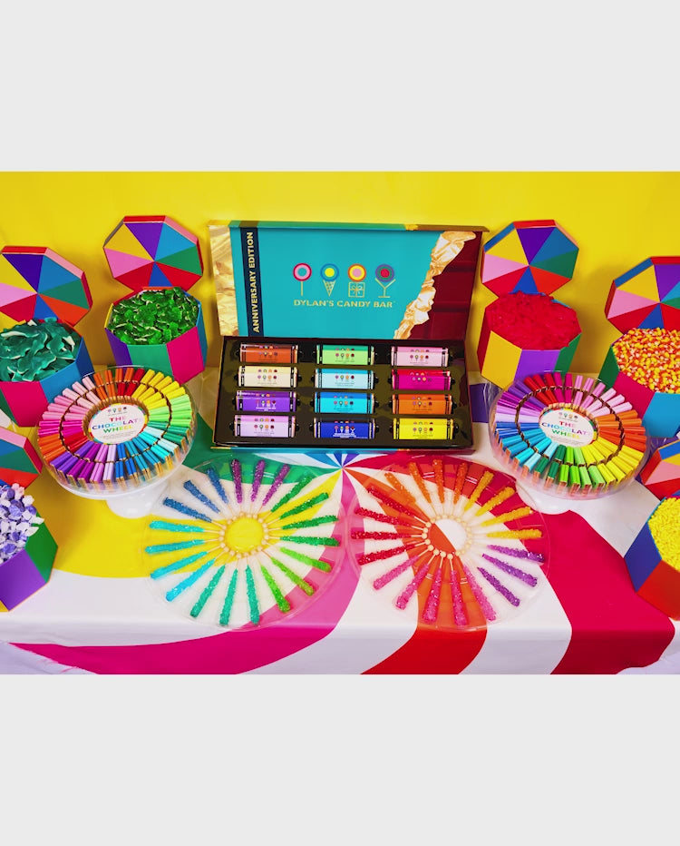 Colorful Rainbow Rock Candy Wheel | Dylan's Candy Bar - Dylan's Candy Bar